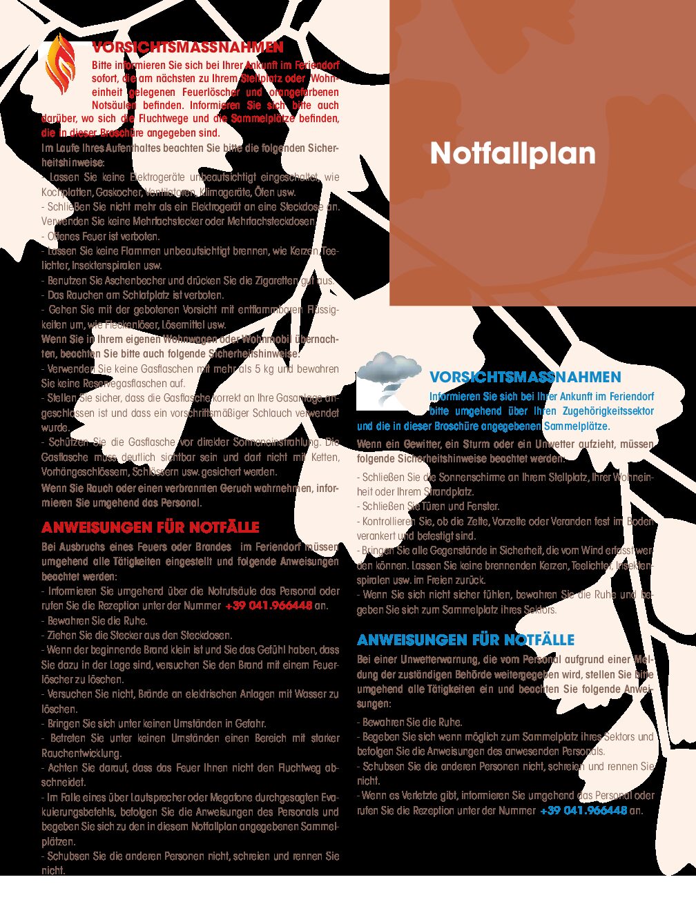 02 — Piano di Emergenza // Notfallplan // Emergency Plan Archivi - Dei Fiori